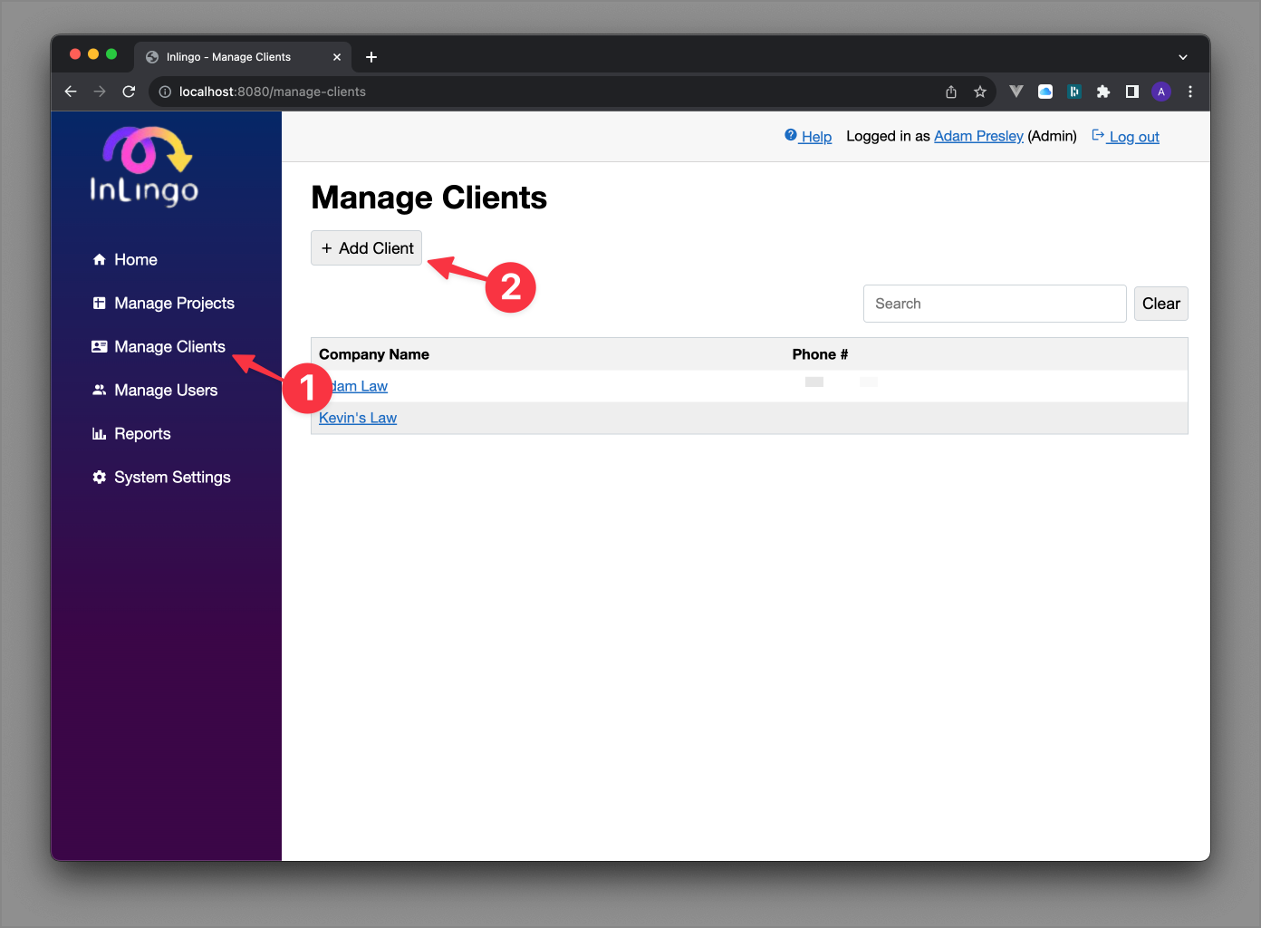 Inlingo - Documentation