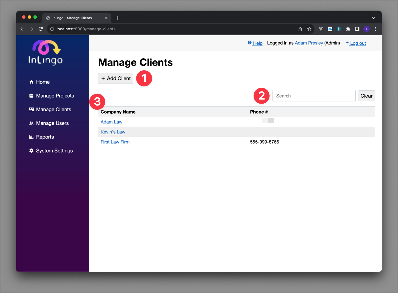 Inlingo - Documentation