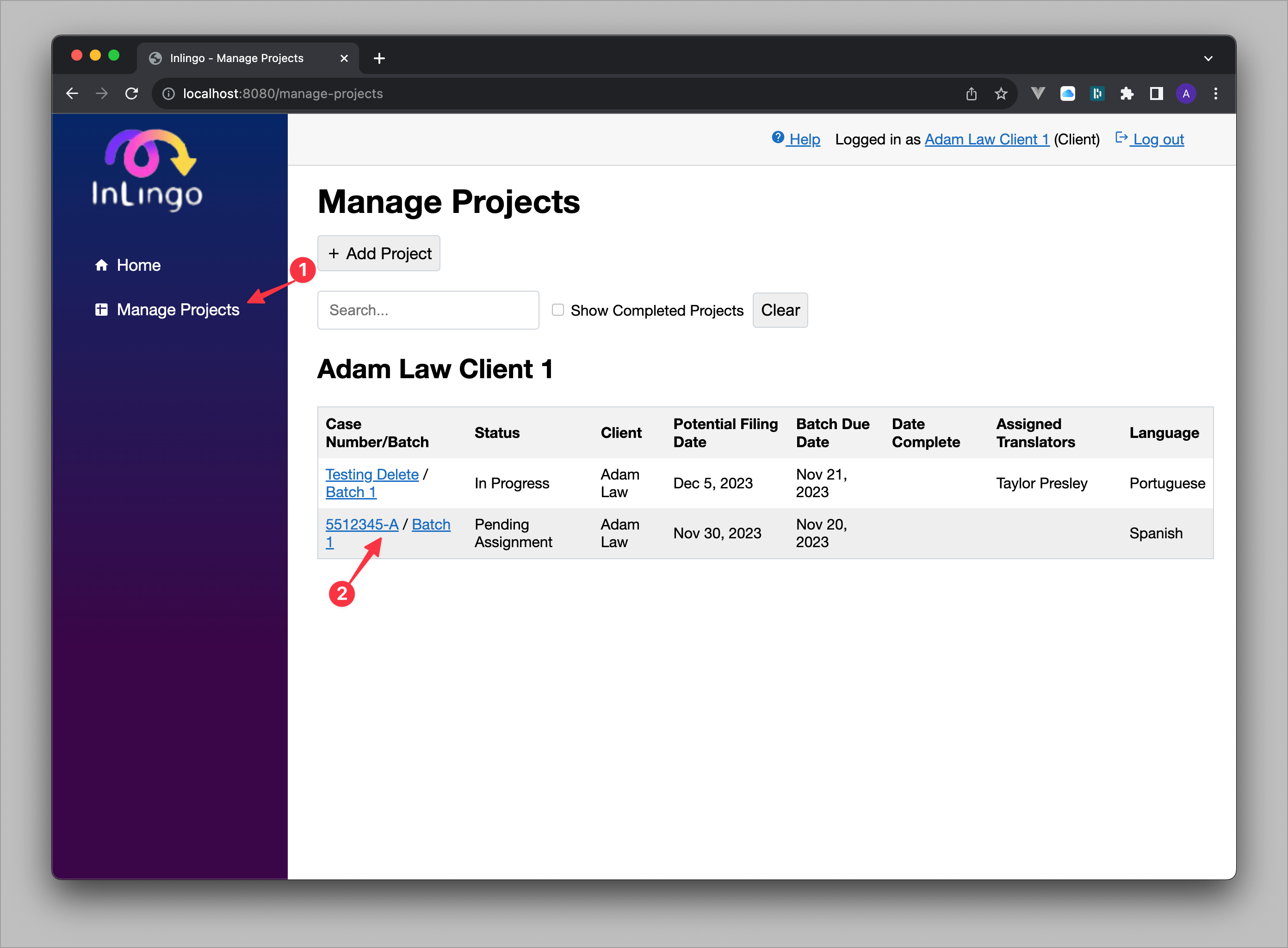 Inlingo - Documentation