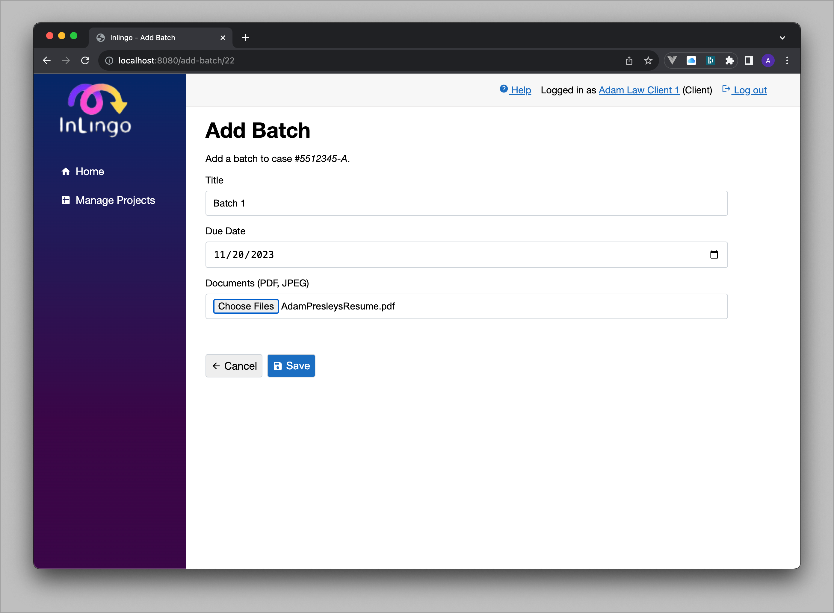 Inlingo - Documentation
