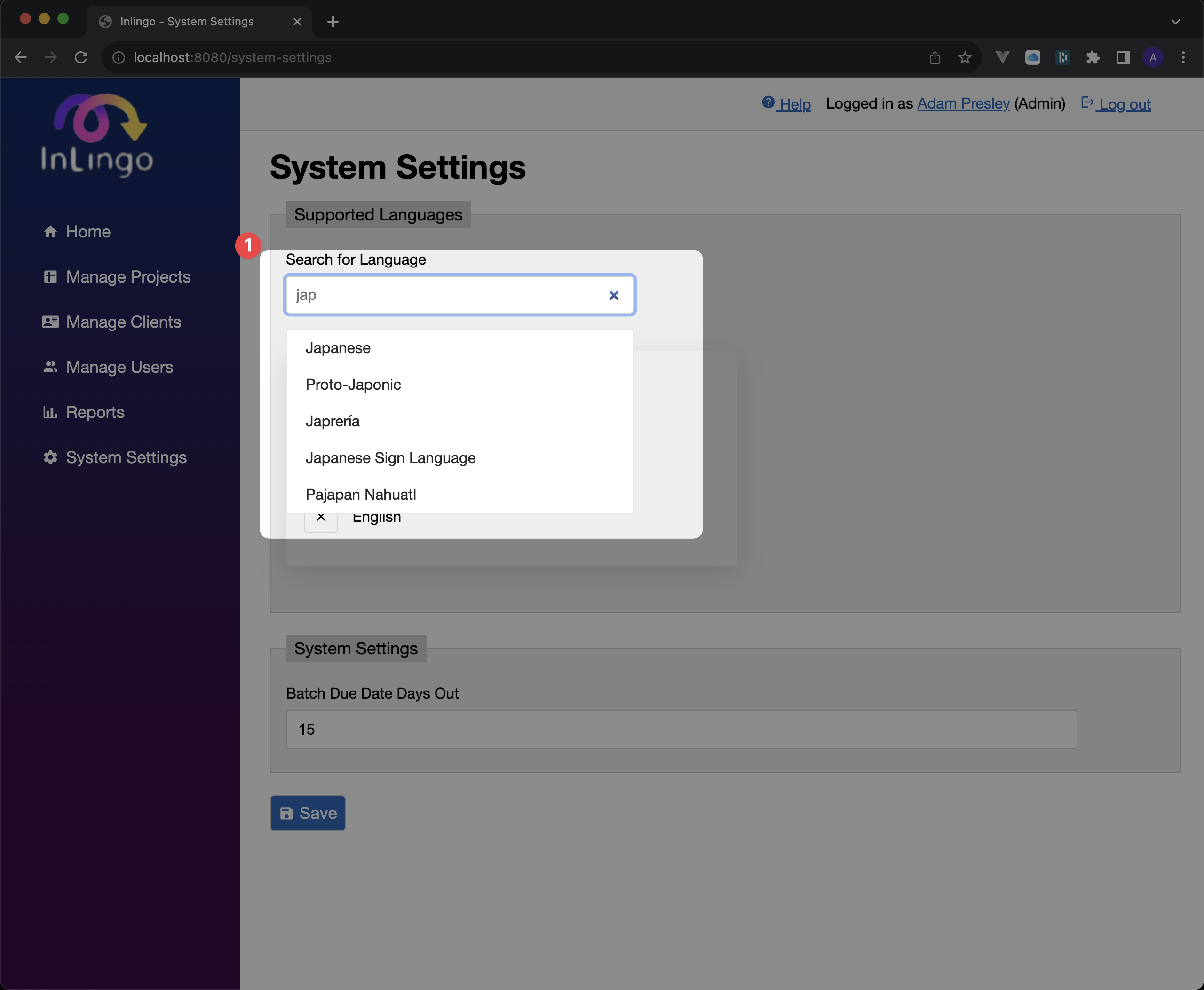Inlingo - Documentation