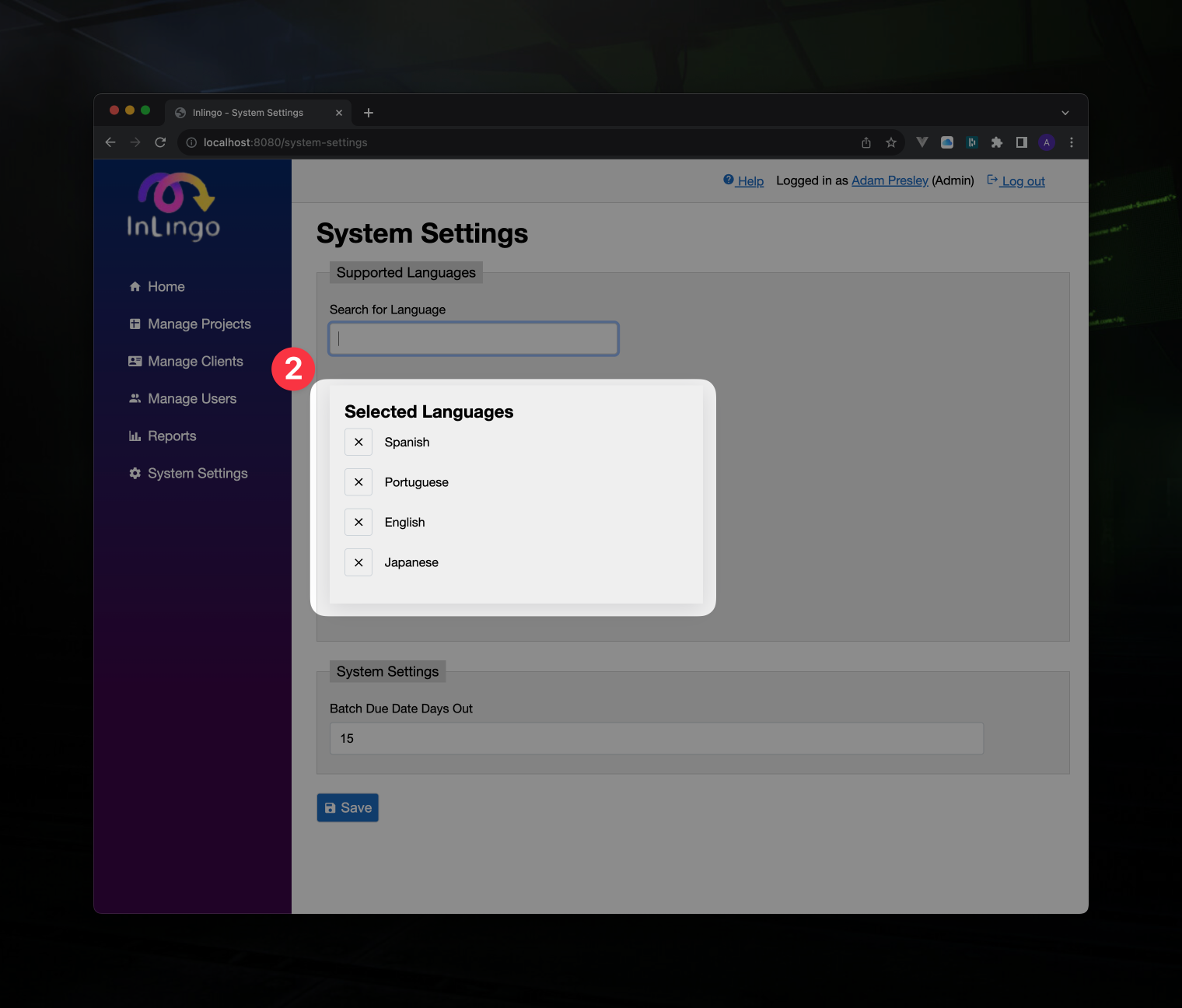 Inlingo - Documentation