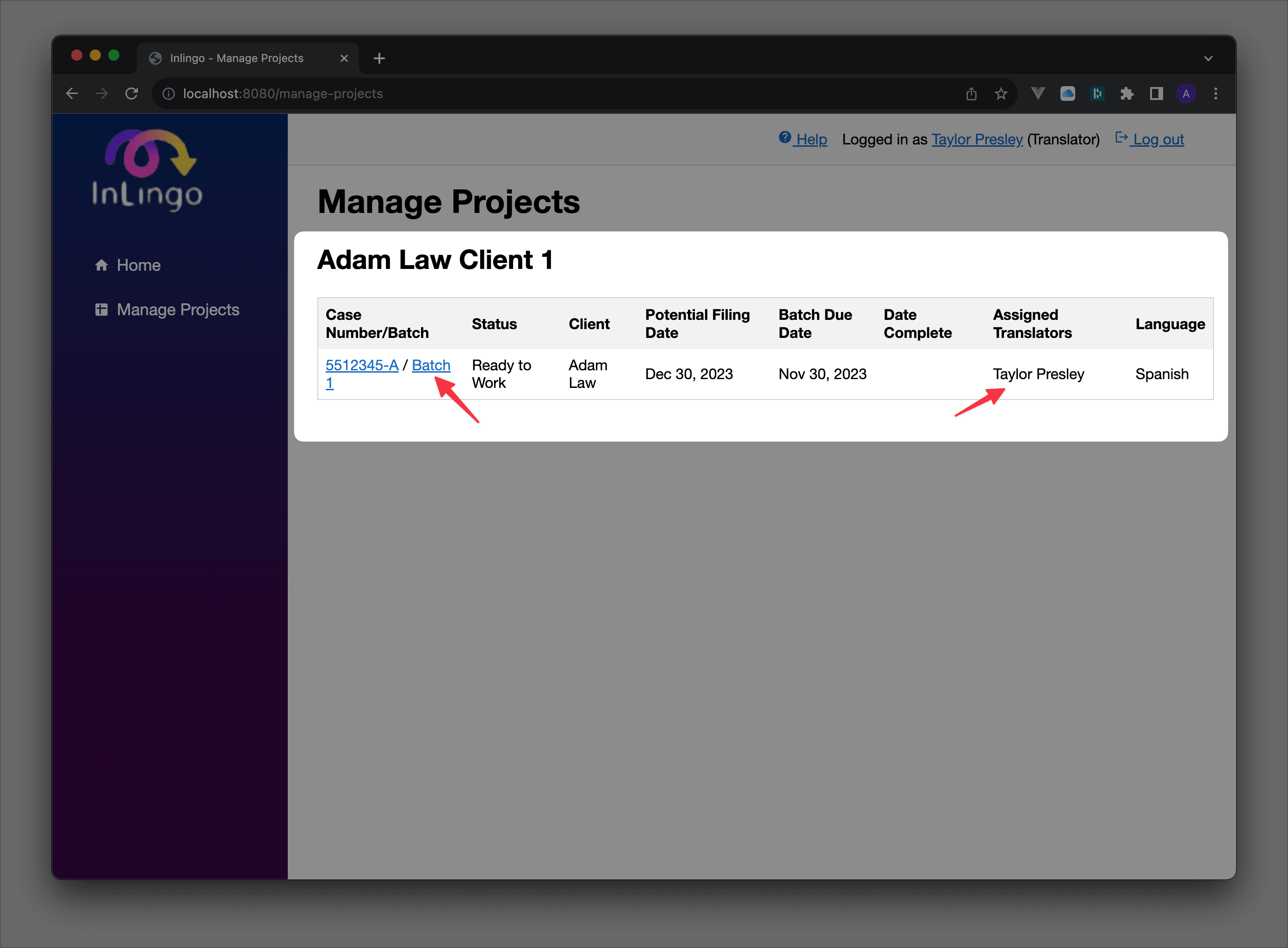 Inlingo - Documentation